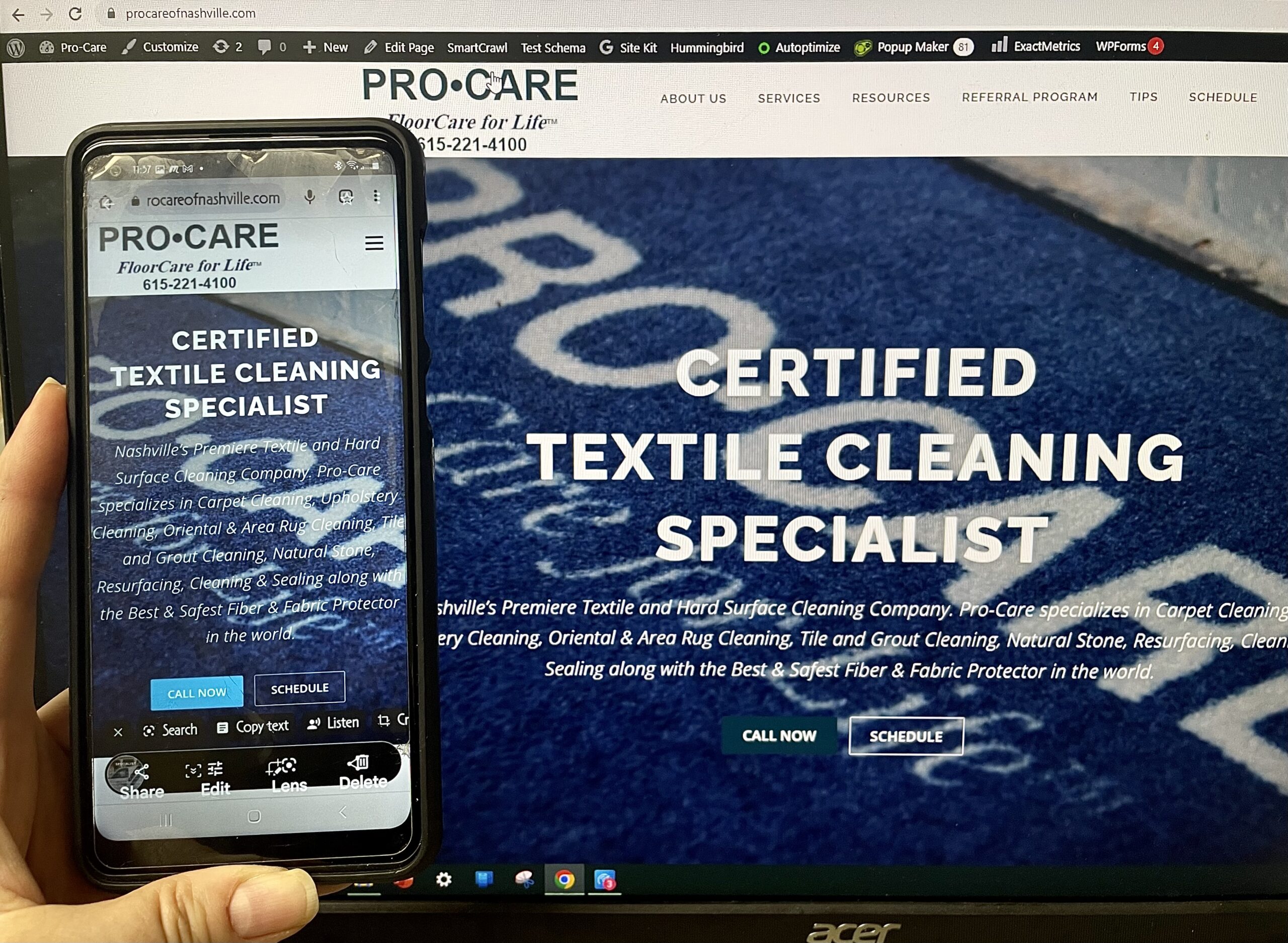 Pro-Care - Nashville's Best Textile and Hard Surface Cleaner - Pro-Care